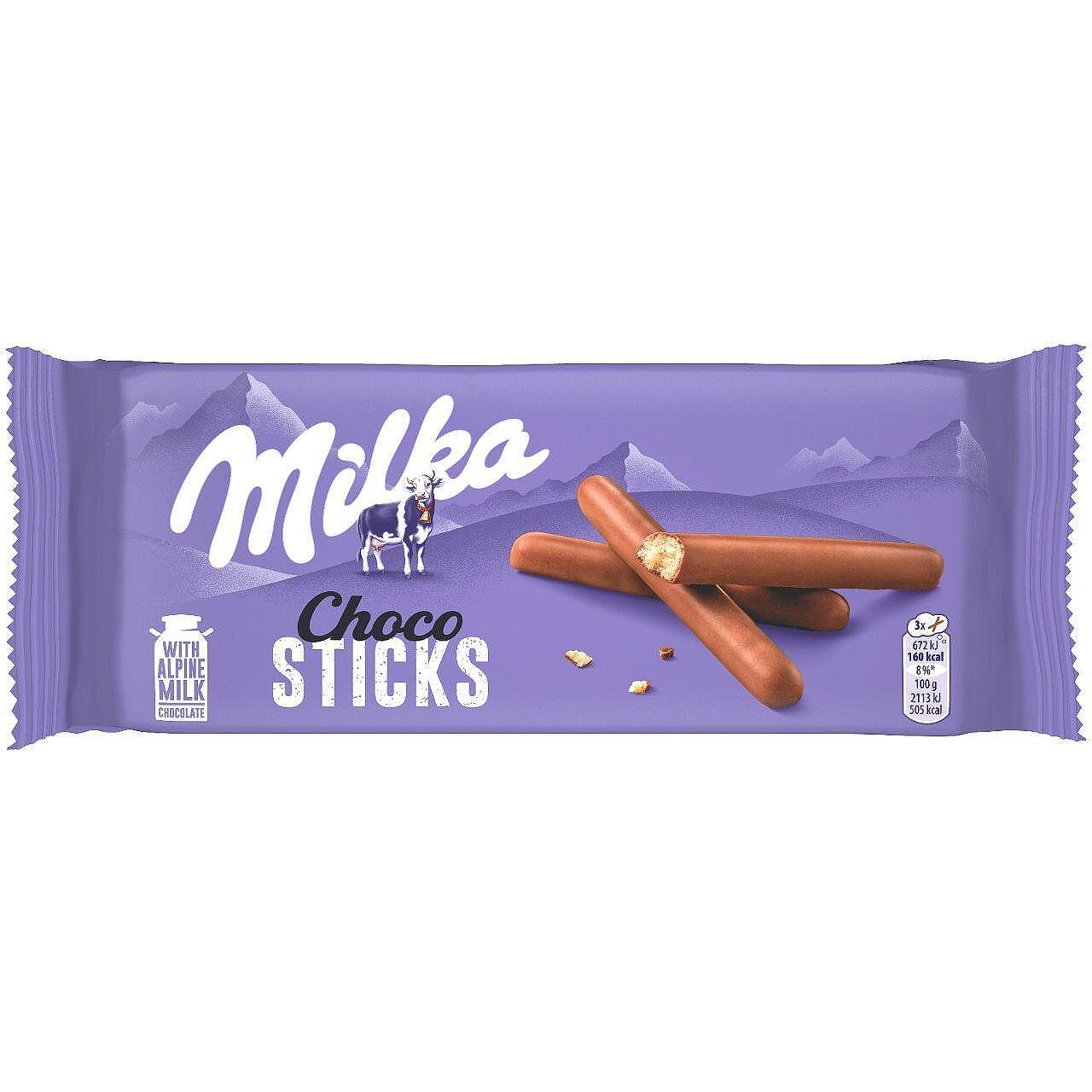 Milka Choco Sticks шоколадови пръчки | 112 г | на изгодна цена с ...