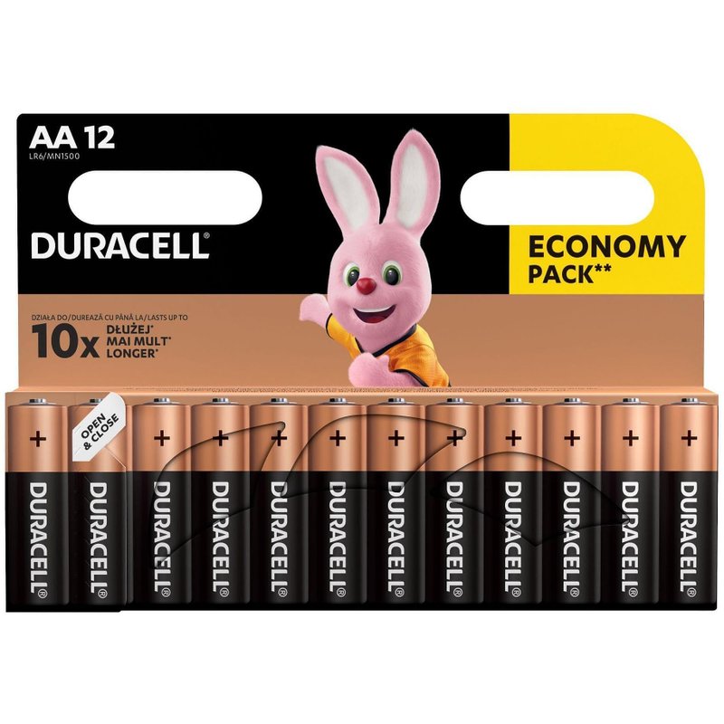 Duracell Basic батерии АА | 12 бр. | на изгодна цена с доставка в ...