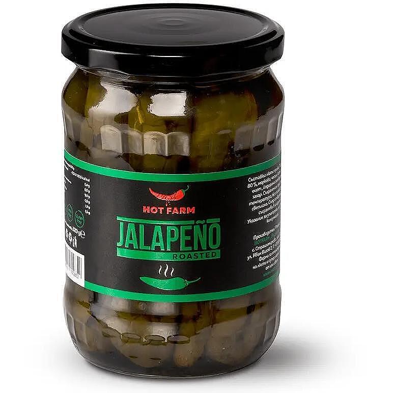 Hot Farm пукано халапеньо | 320 г | на изгодна цена с доставка в ...