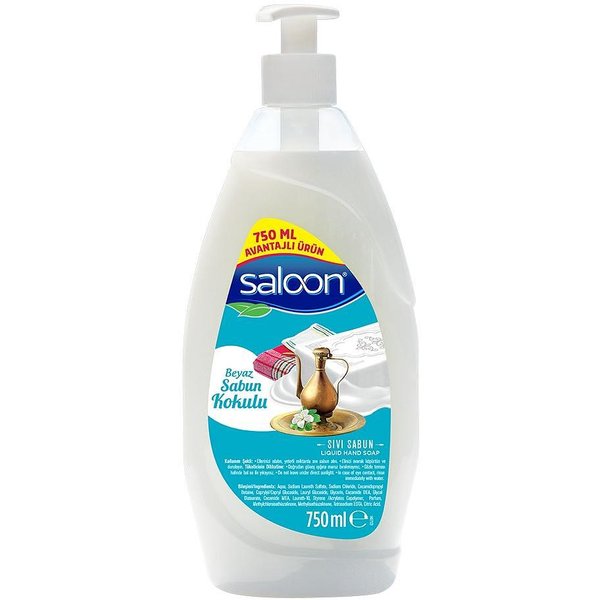 Saloon течен сапун бял | 750 мл | на изгодна цена с доставка в България ...