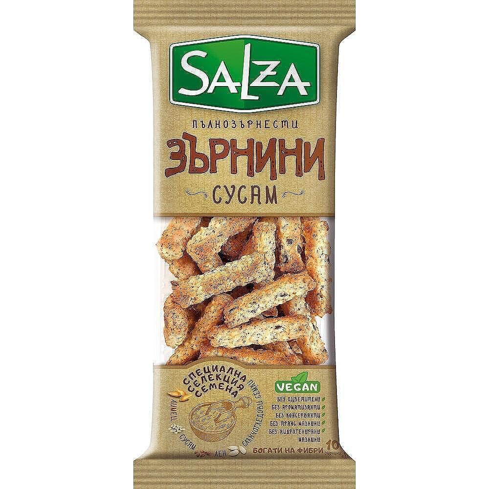 Salza пълнозърнести зърнини със сусам | 170 г | на изгодна цена с ...