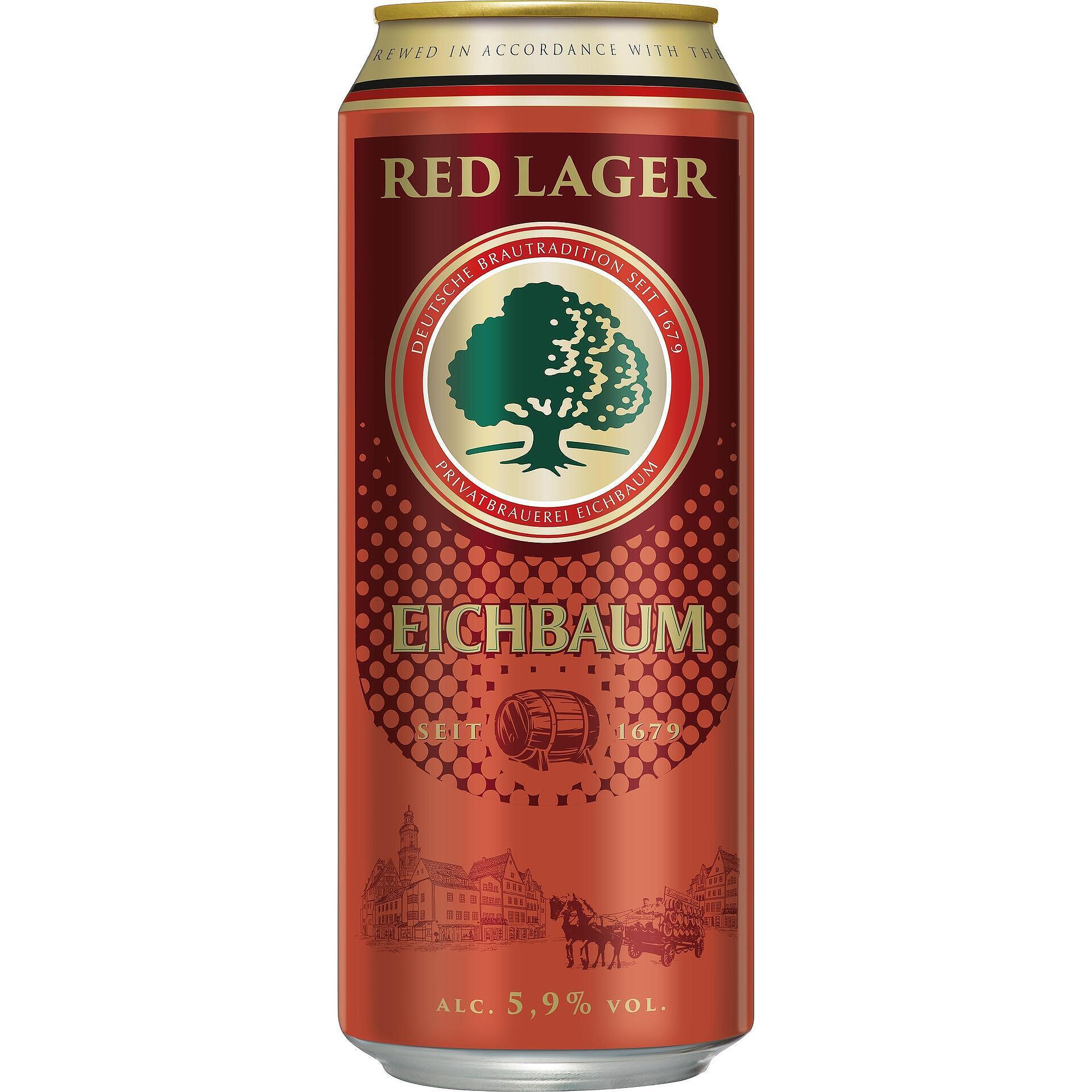 Eichbaum Red Lager бира в кен | 500 мл | на изгодна цена с доставка в ...