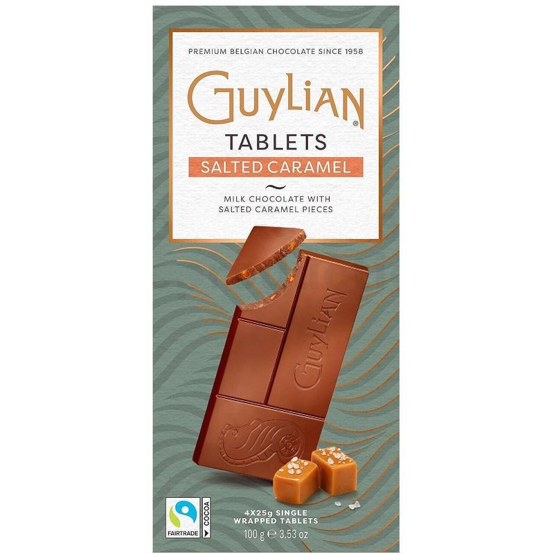 GuyLian Tablets млечен шоколад солен карамел | 100 г | на изгодна цена ...