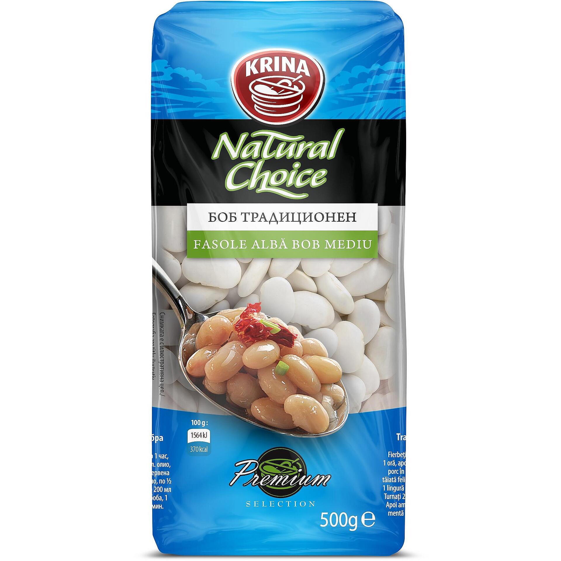 Krina Natural Choice боб традиционен | 500 г | на изгодна цена с ...