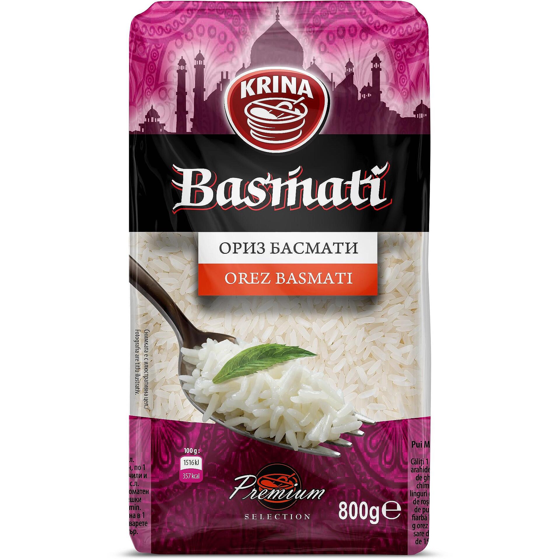 Krina ориз басмати | 800 г | на изгодна цена с доставка в България от ...