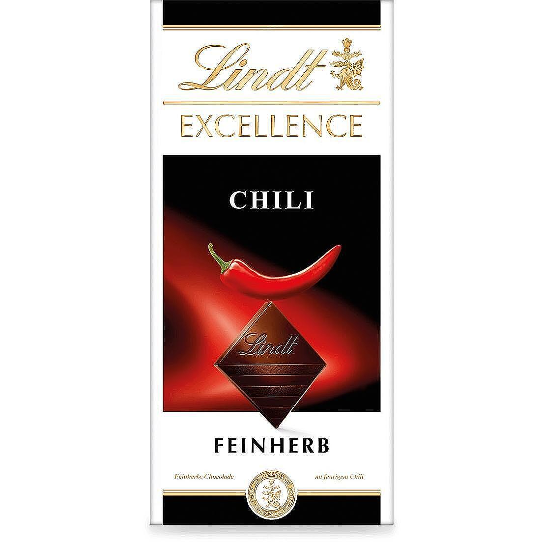 Lindt Excellence шоколад с чили, промо опаковка | 100 г | на изгодна ...