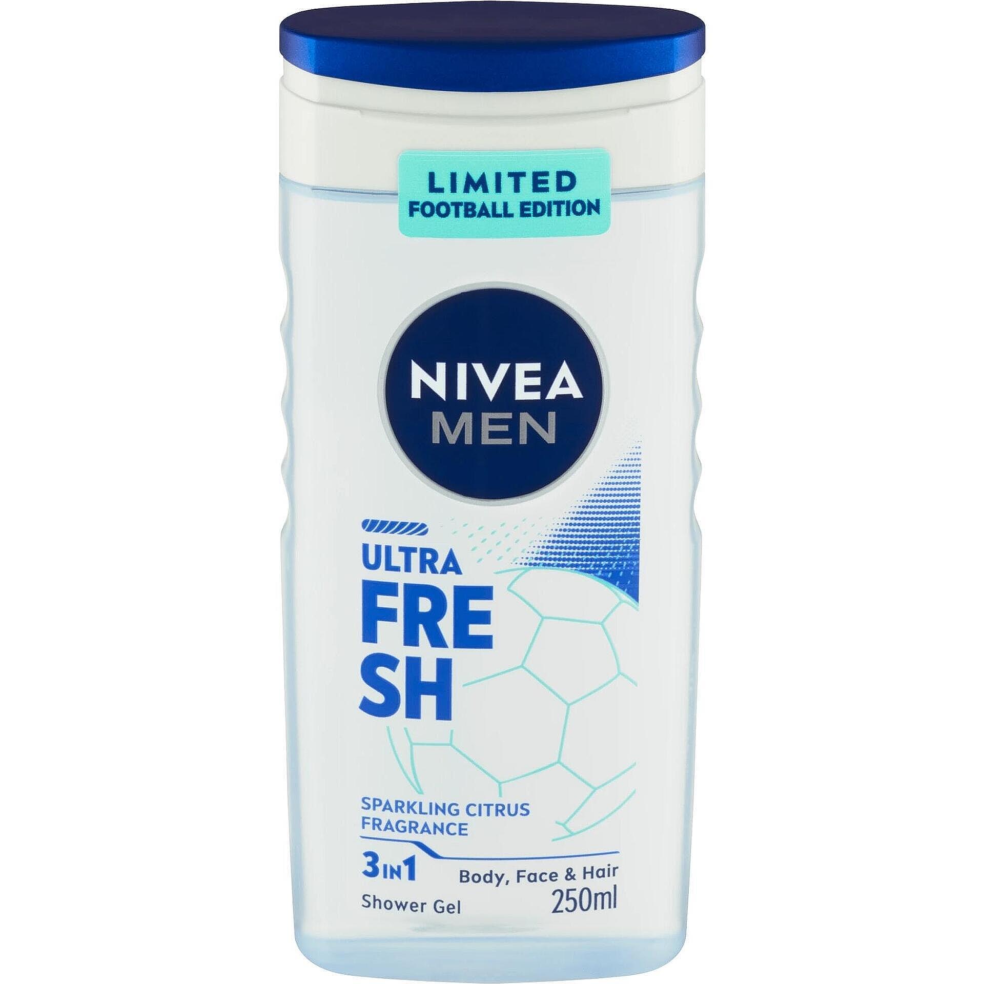 Nivea Men Ultra Fresh душ гел | 250 мл | на изгодна цена с доставка в България от Limon.bg