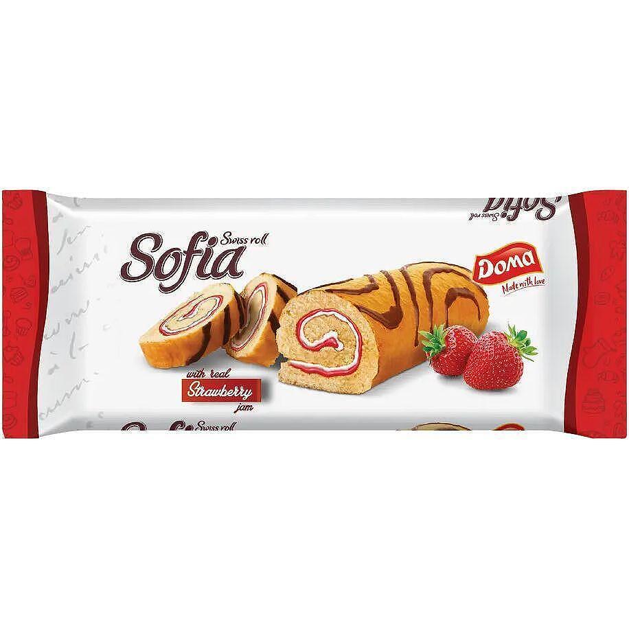 Doma Sofia руло крем ягода | 200 г | на изгодна цена с доставка в ...