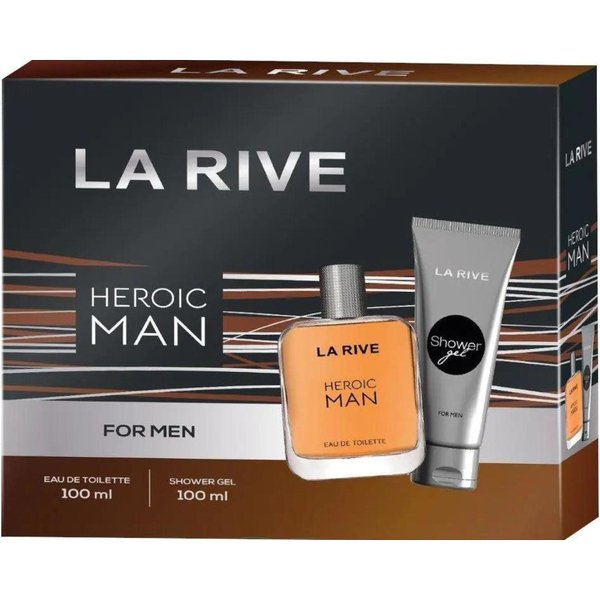 La Rive Heroic Man комплект парфюмна вода 100 мл, душ гел 100 мл | 1 бр ...