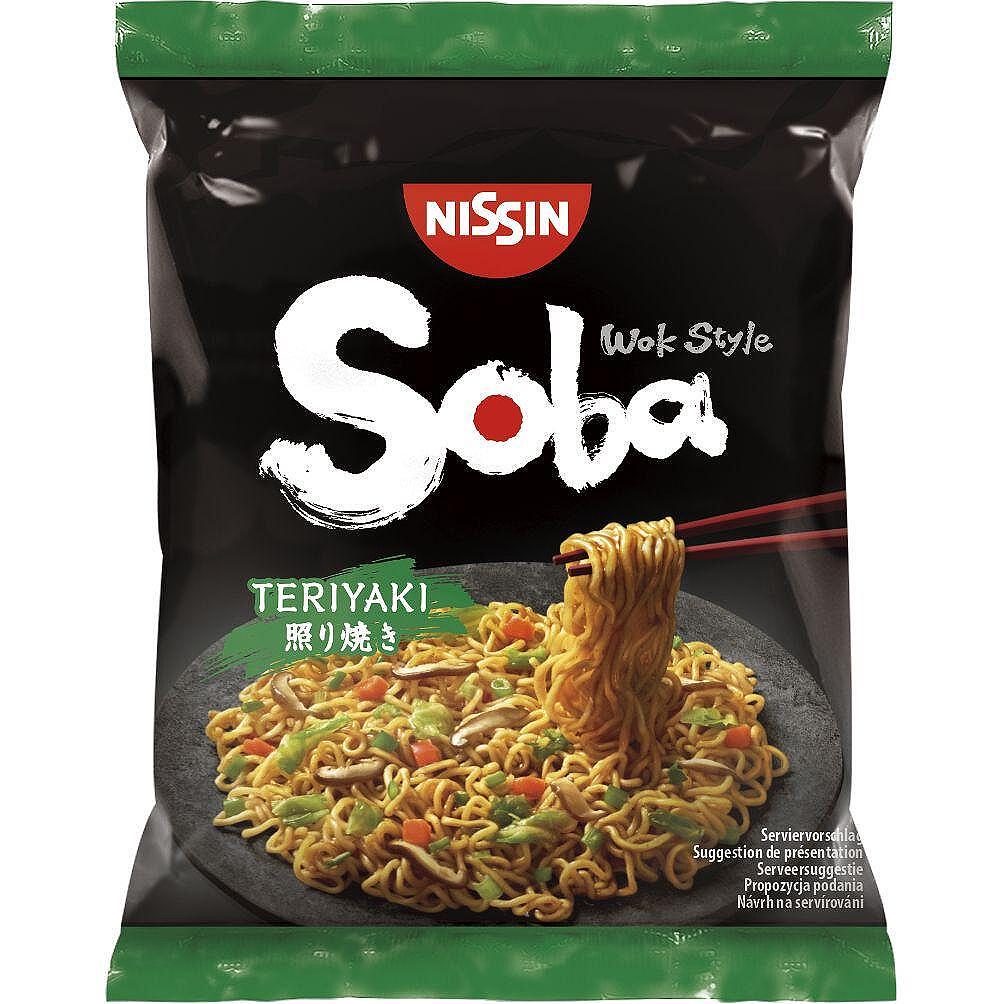 Nissin Soba Teriyaki нудъли с терияки, пакет | 110 г | на изгодна цена с доставка в България от ...