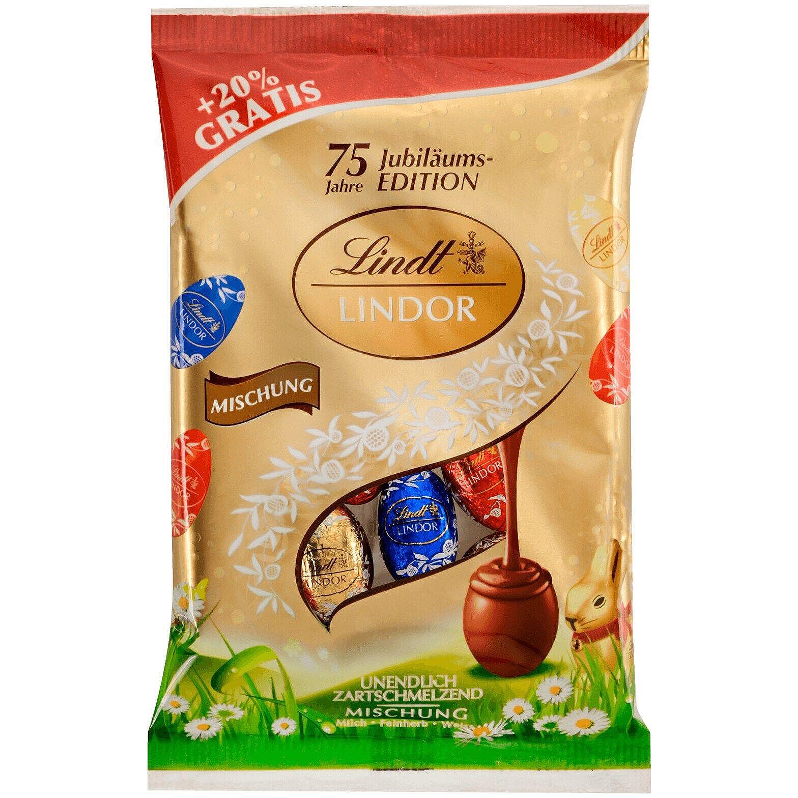 Lindt Lindor мини шоколадови яйца микс | 120 г | на изгодна цена с ...