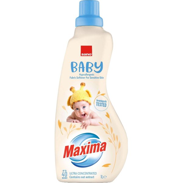 Sano Maxima Baby Oat омекотител, 40 пранета | 1 л | на изгодна цена с ...