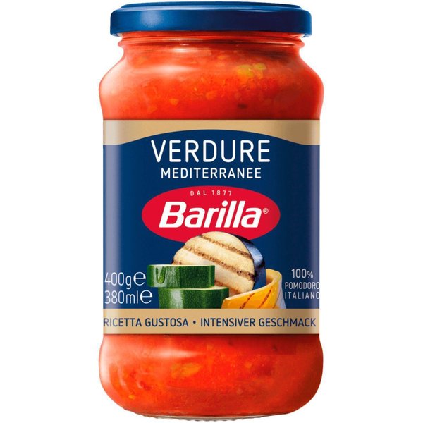 Barilla сос за паста със средиземноморски вкус | 400 г | на изгодна ...