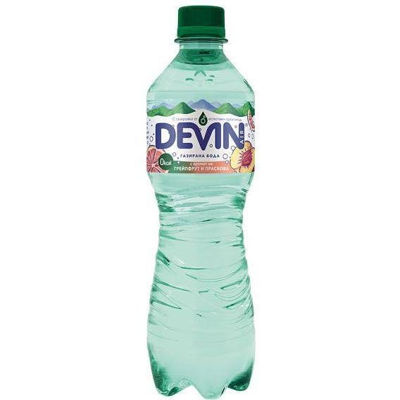 Devin газирана вода грейпфрут и праскова | 500 мл | на изгодна цена с ...
