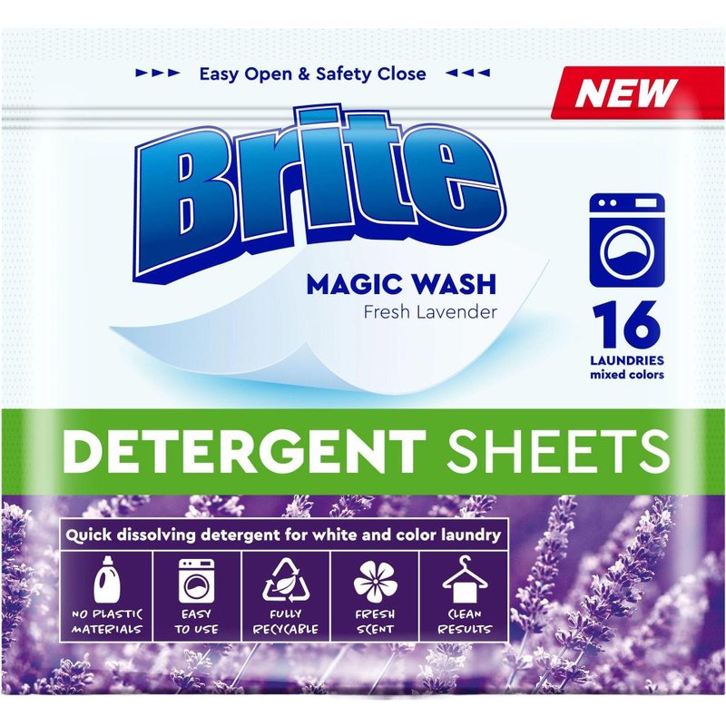 Brite Magic Wash Fresh Lavender ленти за пране | 16 бр. | на изгодна ...