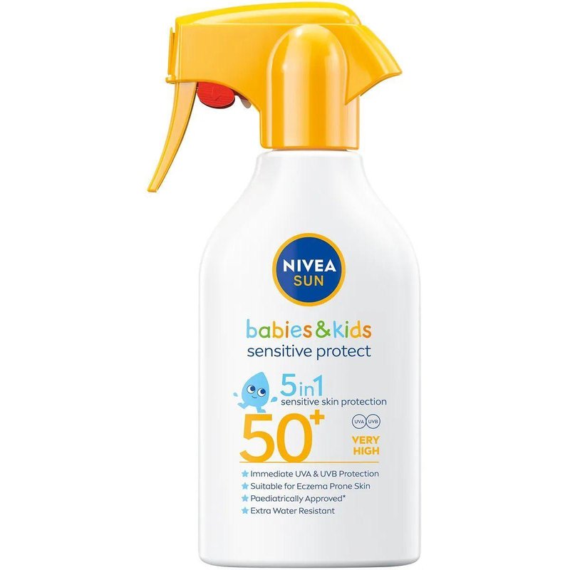 Nivea Sun Kids Ultra Sensitive слънцезащитен спрей SPF 50+ | 270 мл ...