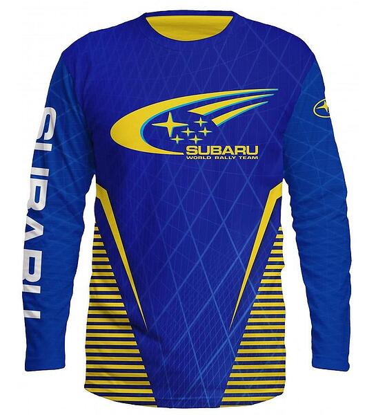 polycotton póló, nagy Subaru logóval