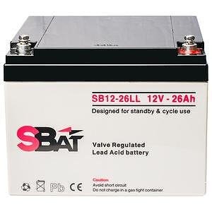 Акумулаторна батерия SBat SB12-26LL (12V 26Ah)