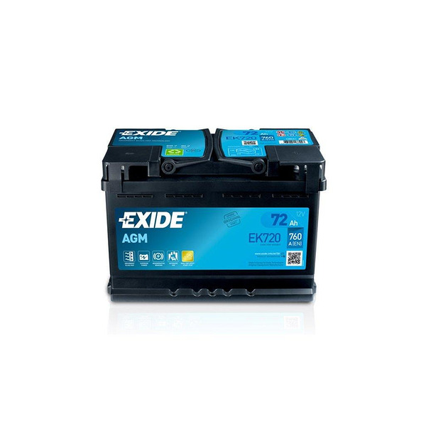 Акумулатор Exide AGM 12V 72Ah 760A R+