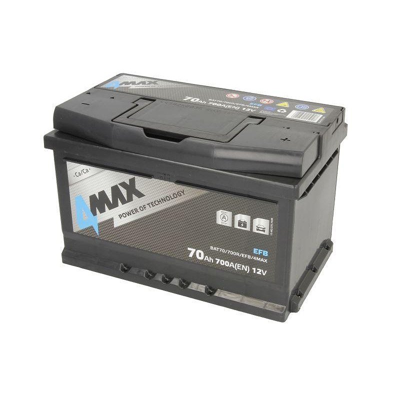 Акумулатор 4MAX EFB 12V 70Ah 700A R+