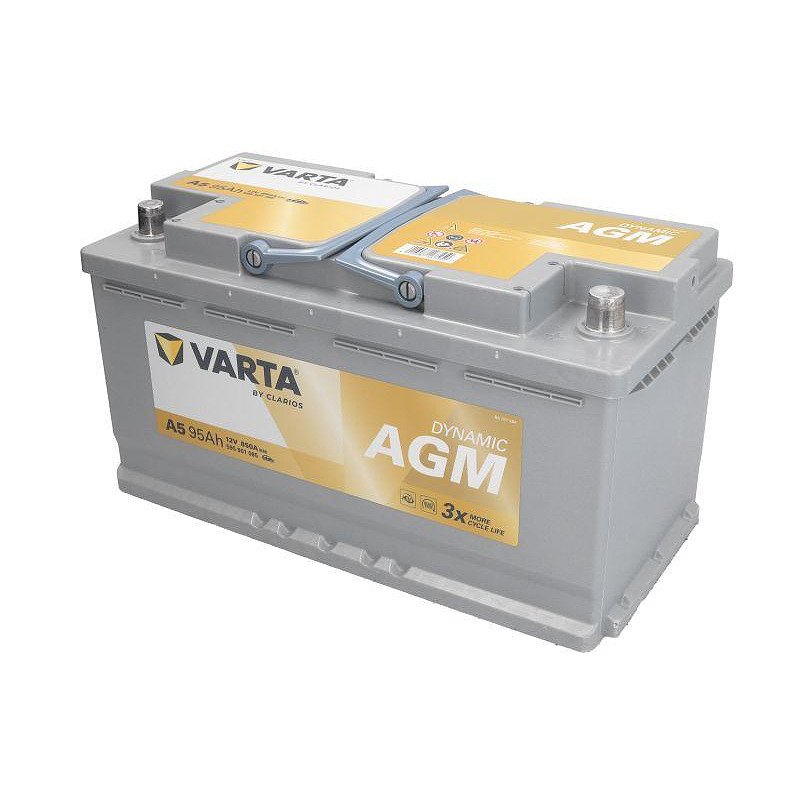 Акумулатор Varta Dynamic AGM 12V 95Ah 850A R+