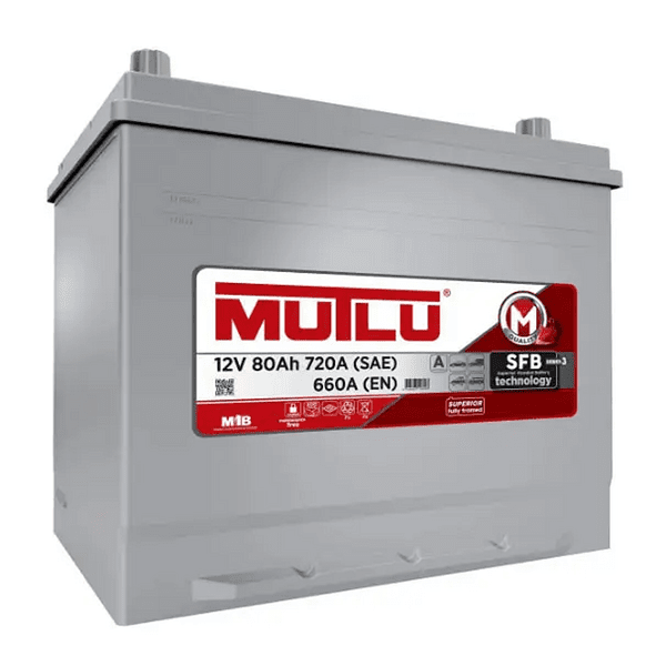 Акумулатор Mutlu SFB JIS/ASIA 12V 80Ah 660A R+