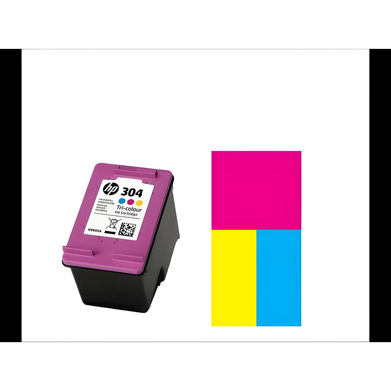 Оригинална мастилена глава, HP 304 Color