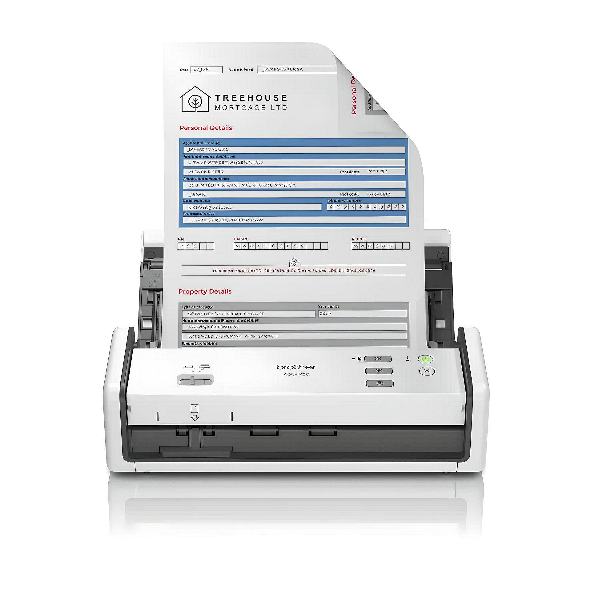 Brother ADS-1300 – Компактен двустранен документен скенер с ADF и USB 3.0