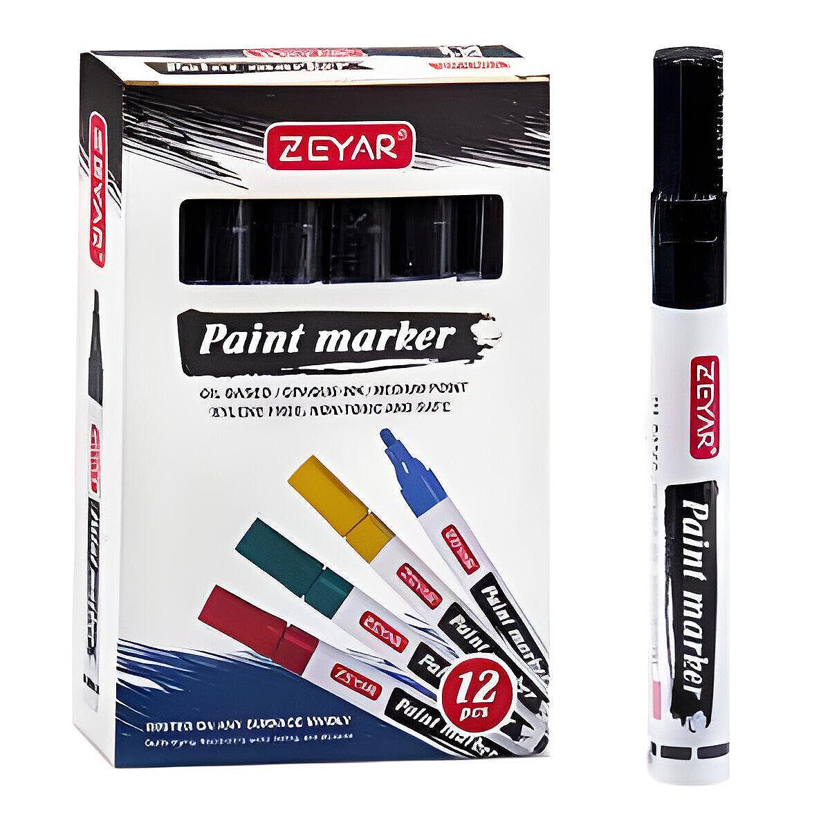 Paint маркер Zeyar ZP1501 2мм Черен