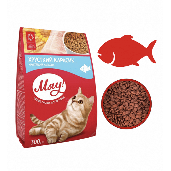 MIAU CAT ADULT - Суха храна за котки над 1 година с каракуда 11кг