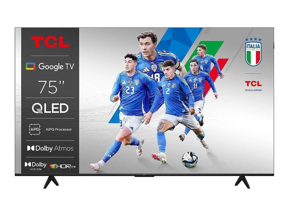 TCL 75inch QLED Android TV HDR10+ Bionic Color Optimization Technology ...