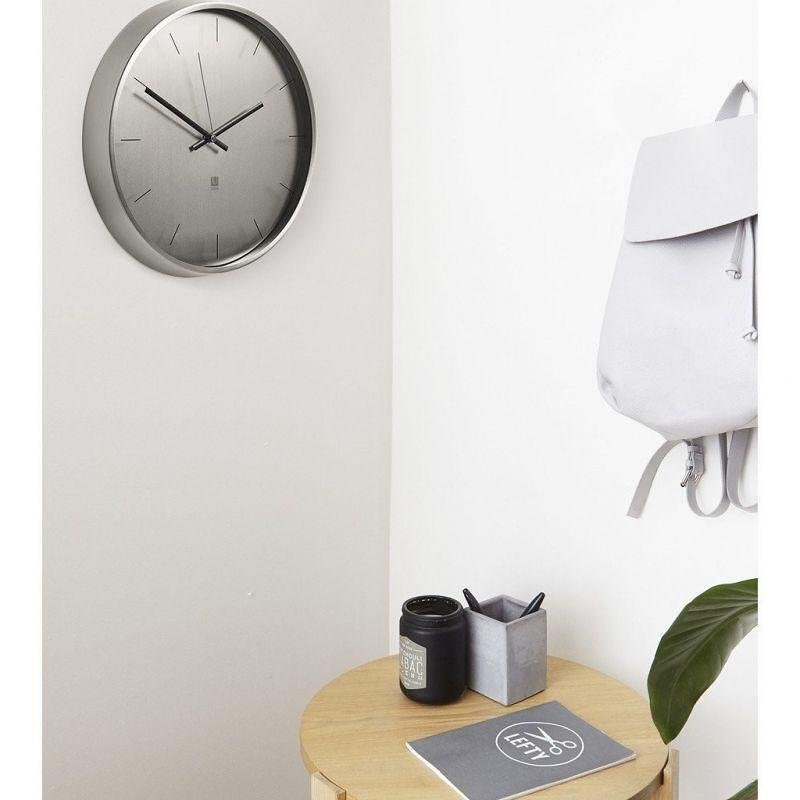 Часовник за стена Umbra - Meta, никел | Penshop.bg