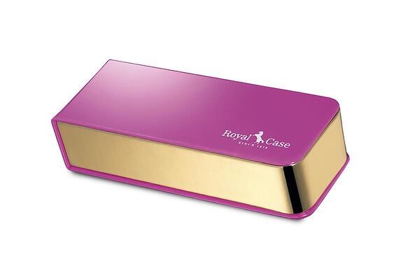 Калъф за очила Royal Case Collection Golden Pink