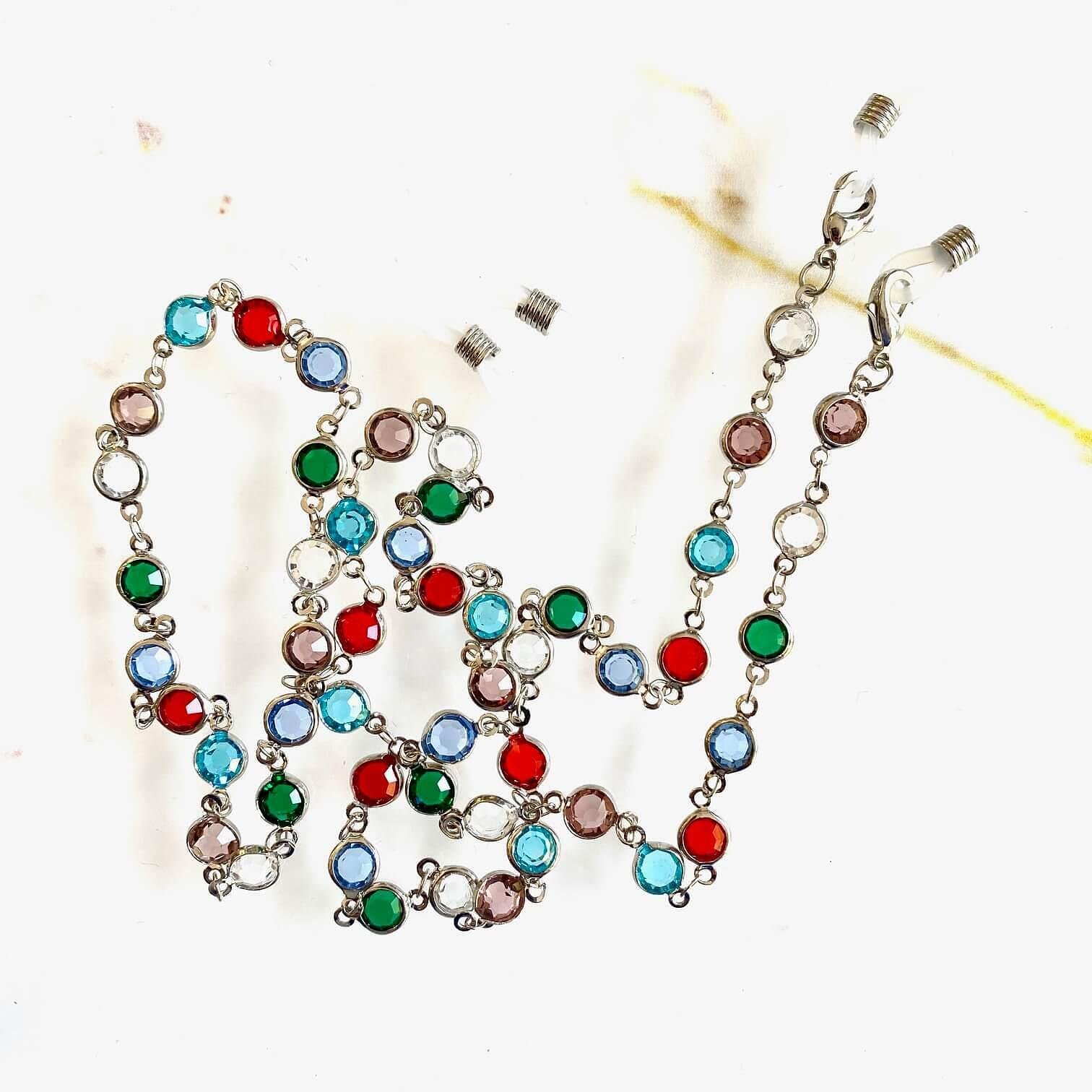 Верижка за очила SILVER GEMS