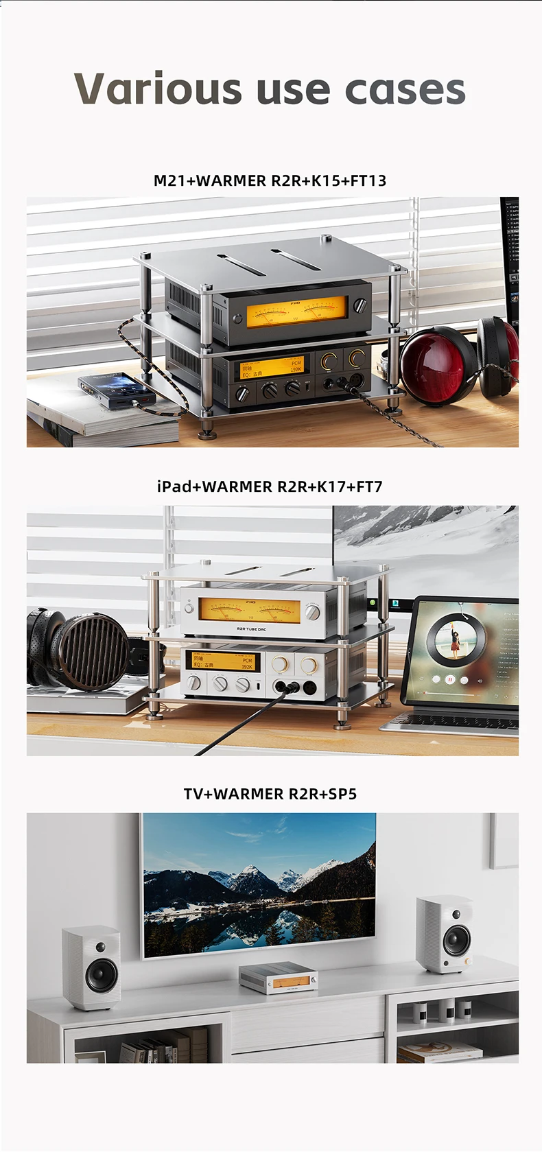 FiiO WARMER R2R Tube DAC/Amp – Fully Balanced 24-Bit R2R