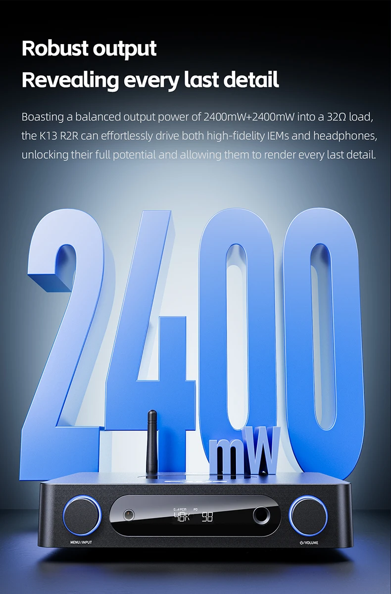 FiiO K13 R2R Desktop DAC & Headphone Amplifier | Fiio.eu