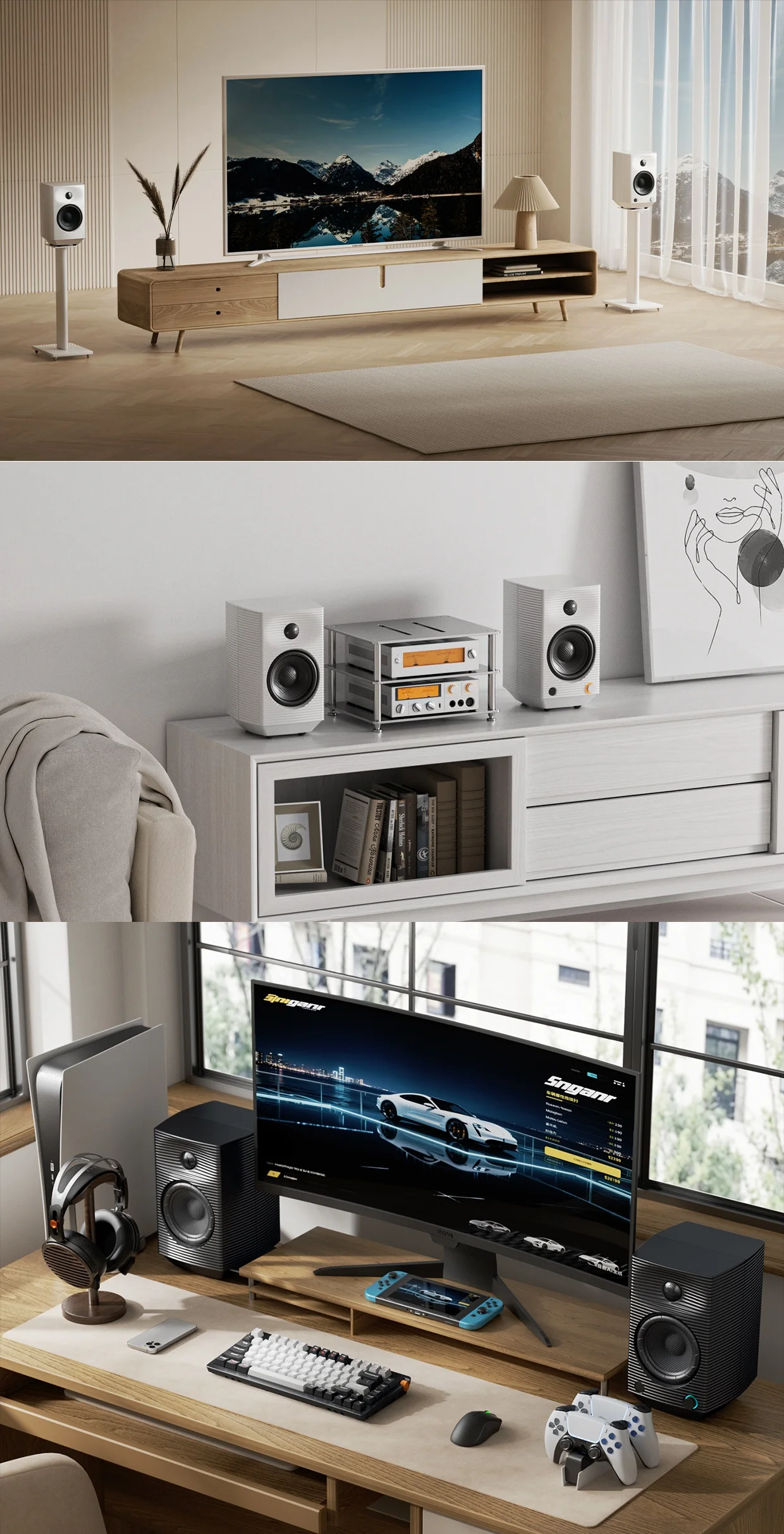 FiiO SP5 High-Fidelity Active Desktop Speakers