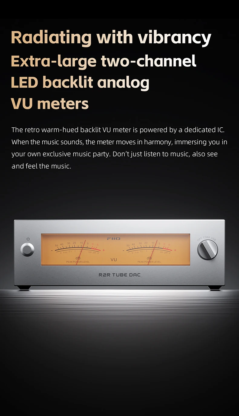 FiiO WARMER R2R Tube DAC/Amp – Fully Balanced 24-Bit R2R