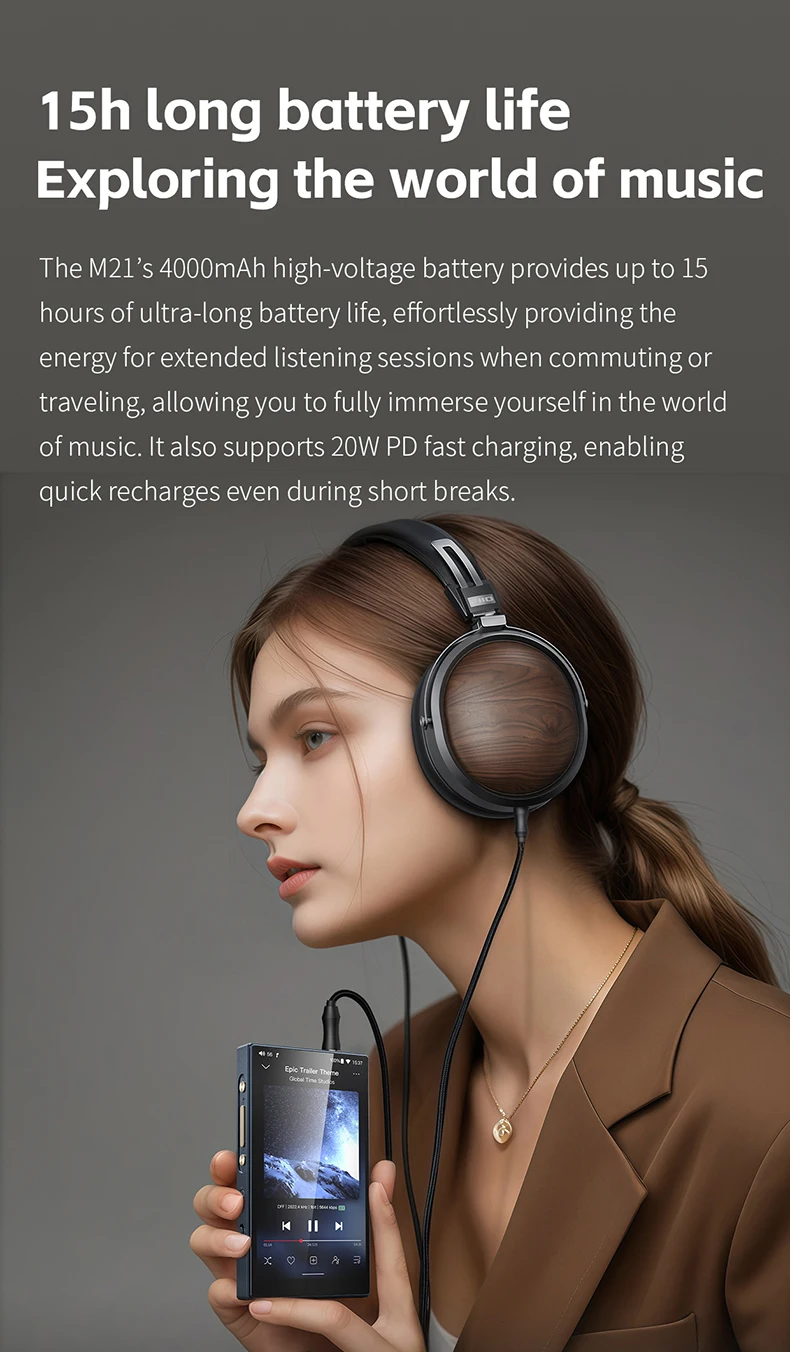 Fiio M21 Portable High-Res Lossless Music player | Fiio.eu