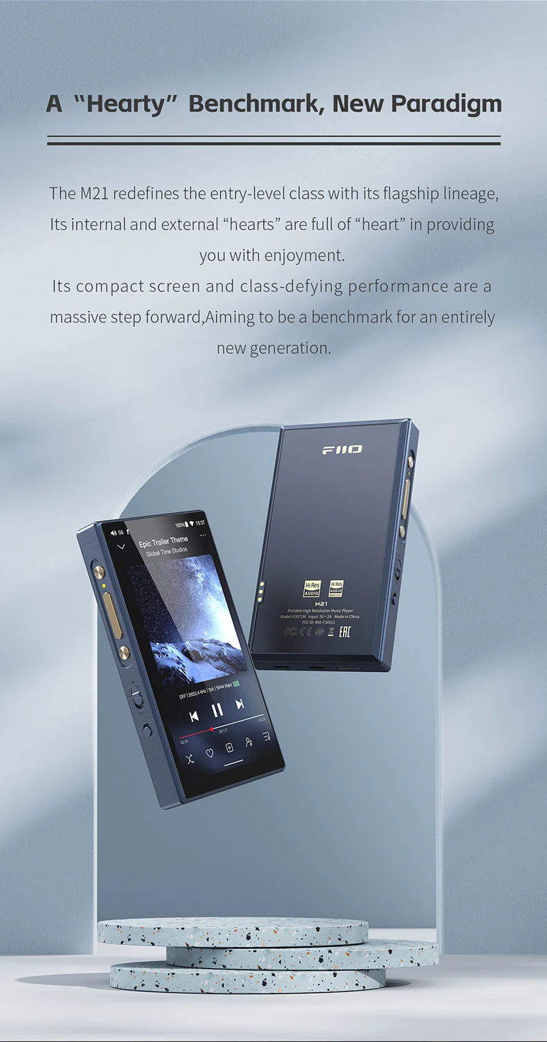 Fiio M21 Portable High-Res Lossless Music player | Fiio.eu