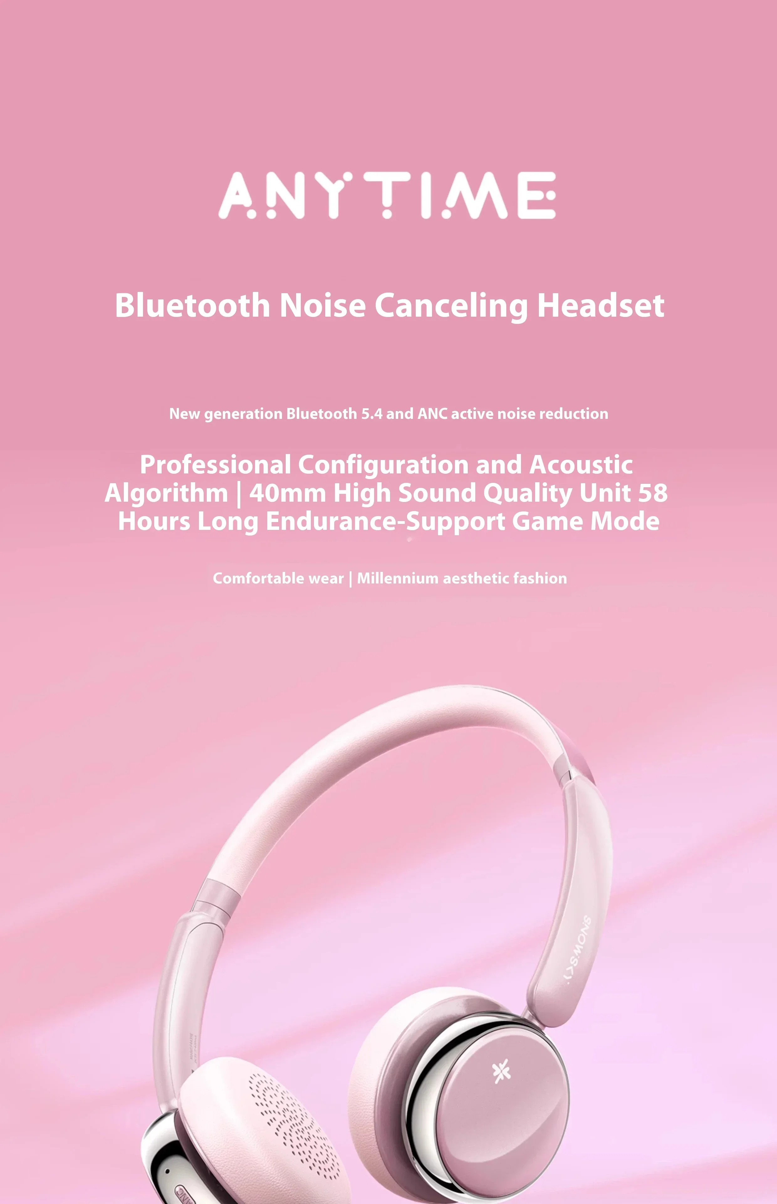 Fiio Snowsky Anytime On-Ear Bluetooth Noise Canceling Headphones | Fiio.eu
