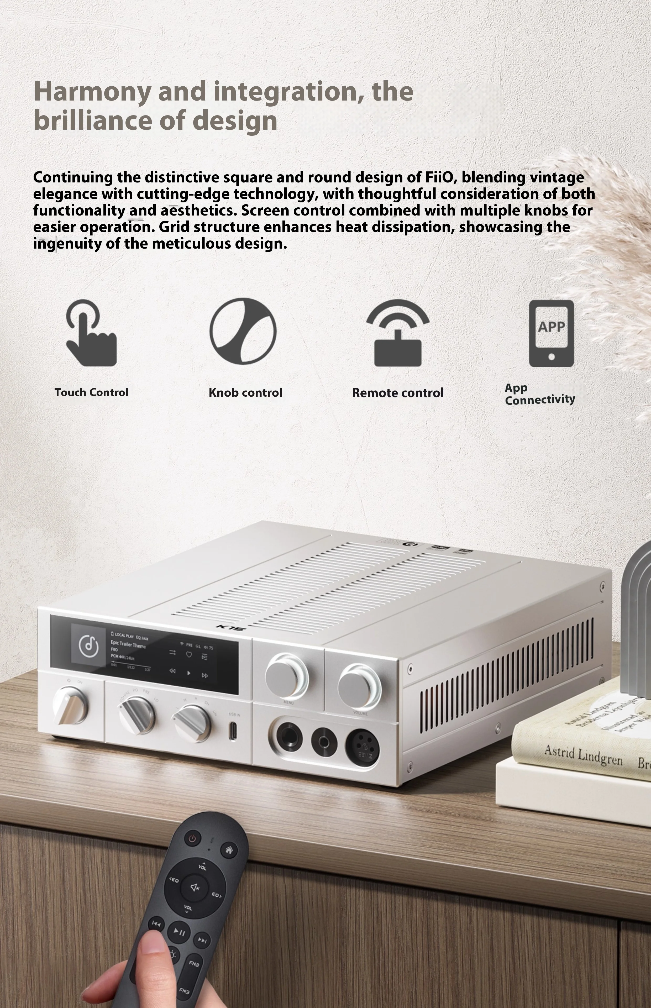 FiiO K15 Desktop Streaming DAC/Headphone Amplifier | Fiio.eu