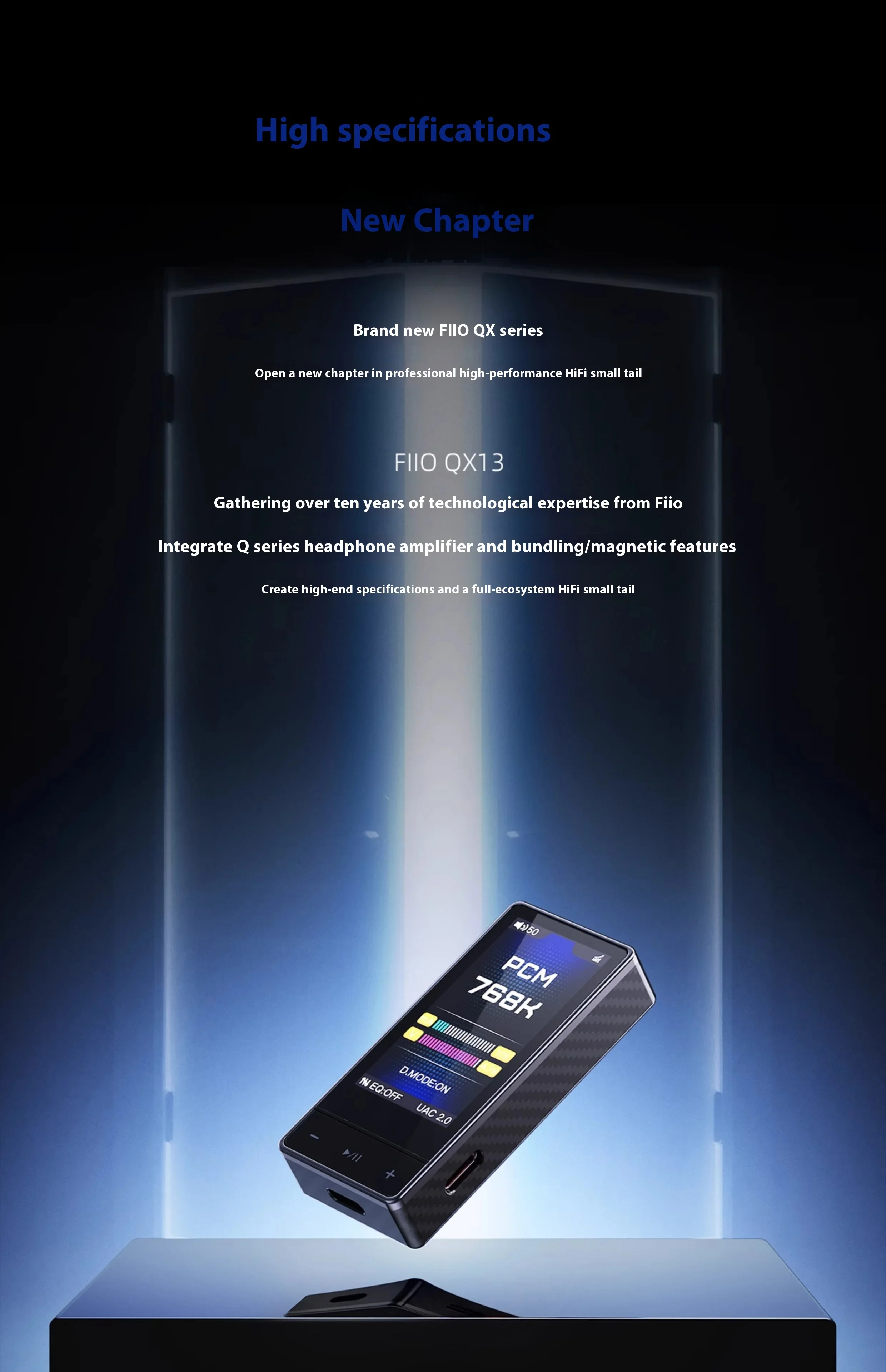 FiiO QX13 Portable DAC/AMP Combo | Fiio.eu