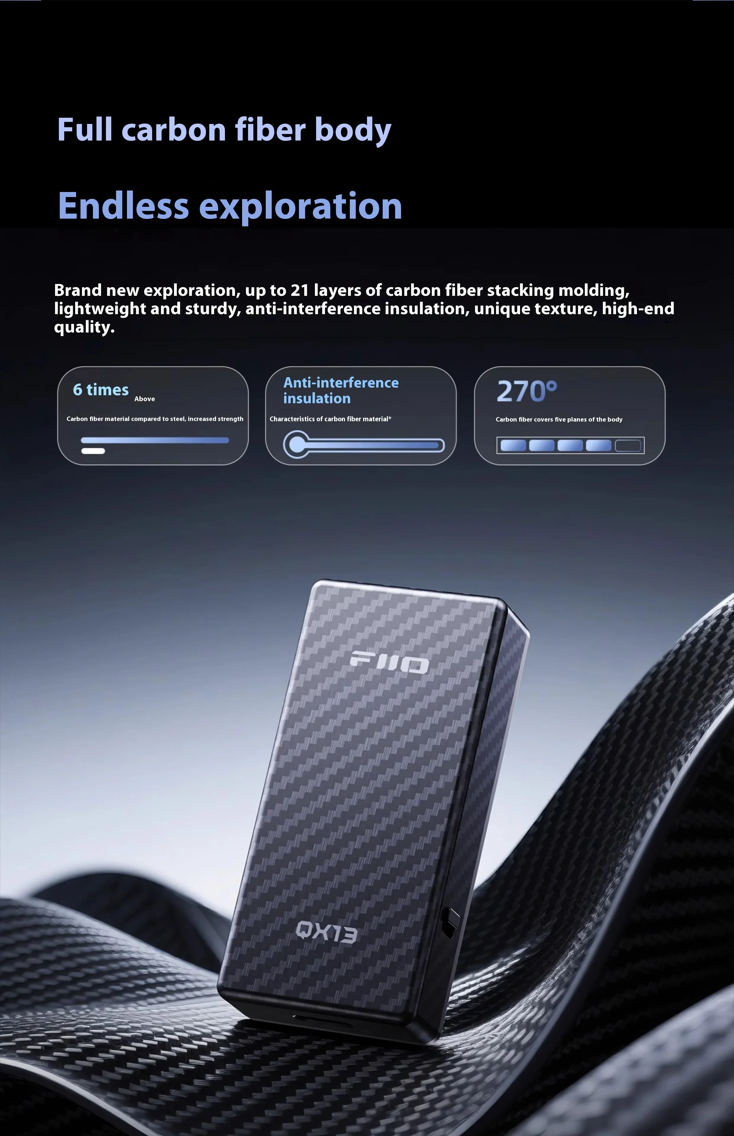 FiiO QX13 Portable DAC/AMP Combo | Fiio.eu