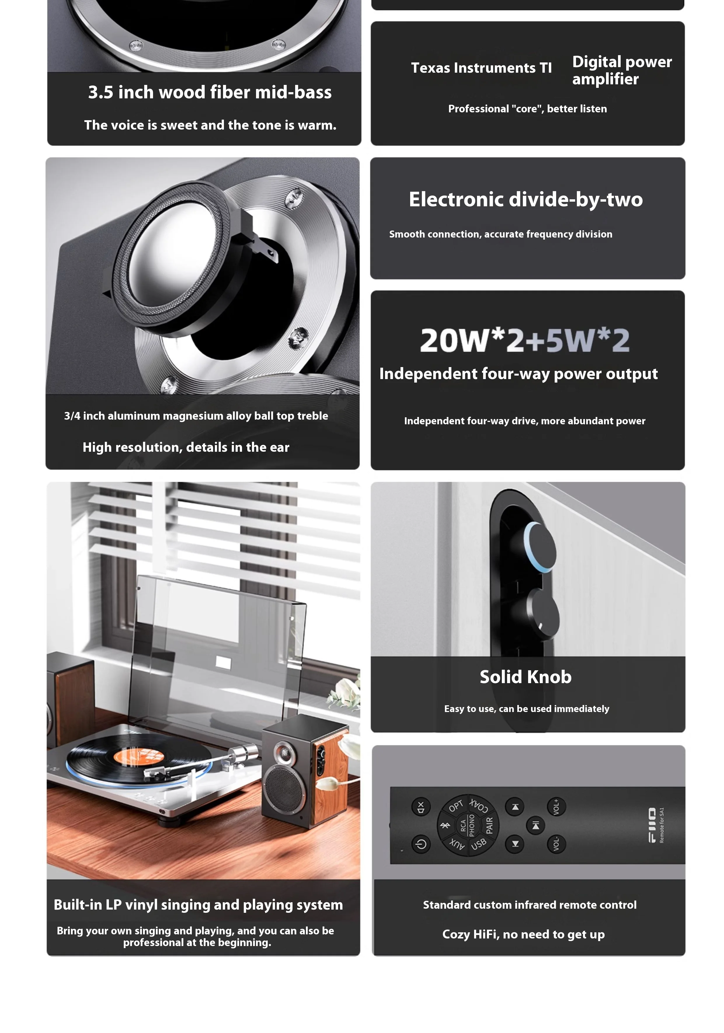 Fiio SA1 High-Fidelity Desktop Active Speaker | Fiio.eu