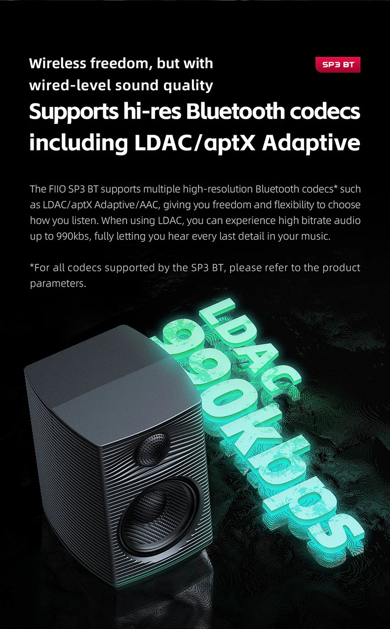 ᐉFiiO SP3/SP3 BT HiFi Desktop Speaker - 80W → Top Prices | FiiO.eu