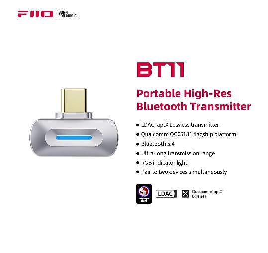 FiiO BT11(Type-C) Bluetooth 5.4 Transmitter