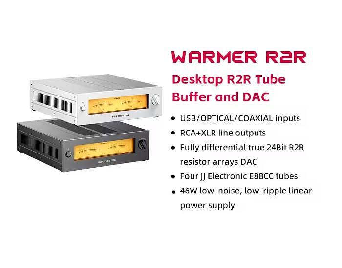 FiiO WARMER R2R Tube DAC/Amp – Fully Balanced 24-Bit R2R