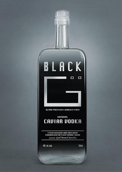 BLACK G VODKA - CAVIAR FLAVOUR - 700ml - 40%