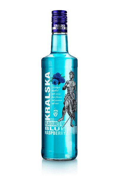 KRALSKA VODKA BLUE RASPBERRY - 37.5% - 700ml